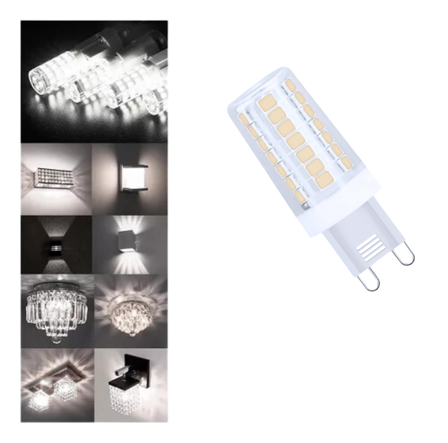 Lâmpada G9 Halopin LED 3,5W 6000K 350lm 220V - Opus - Disfer