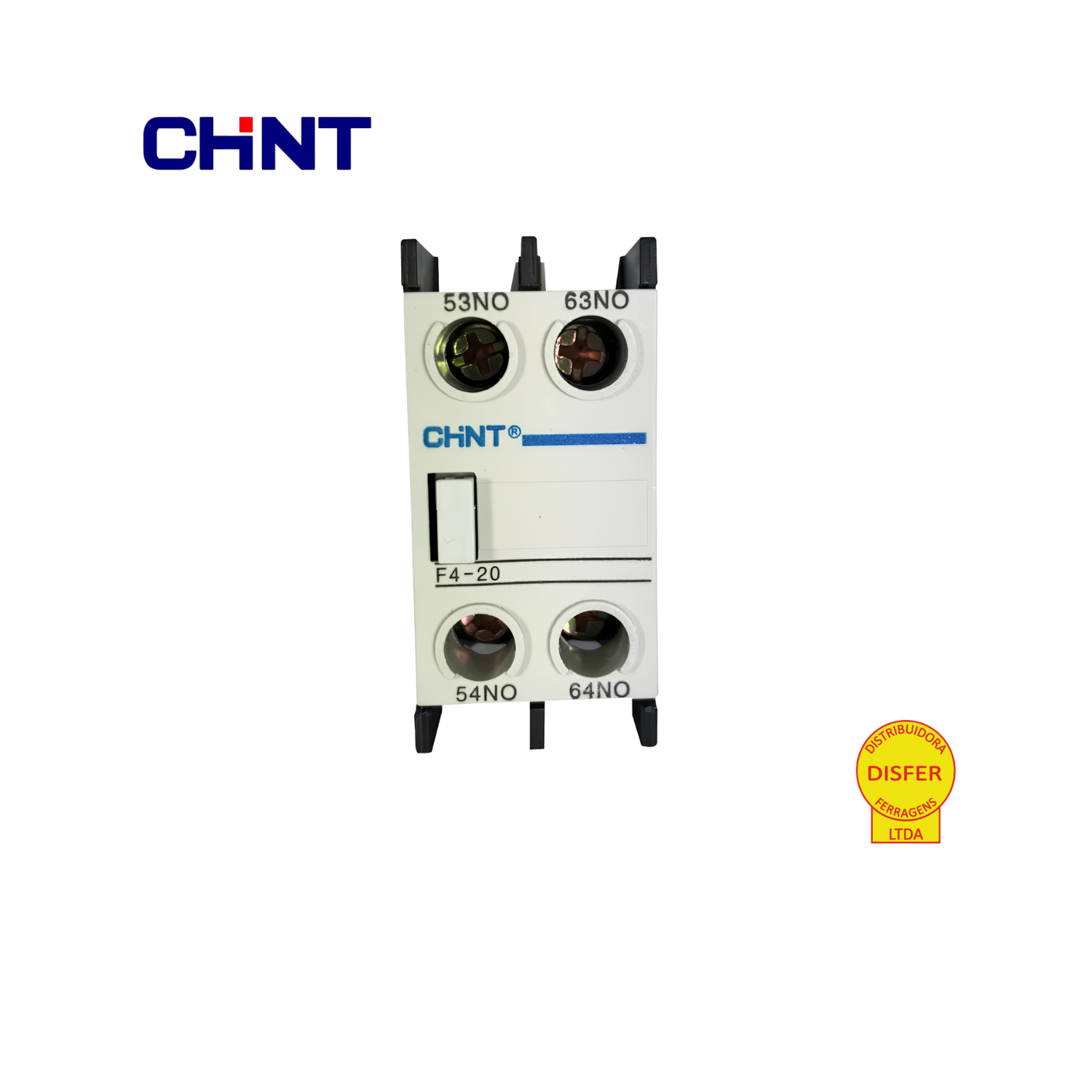 Bloco Auxiliar Contator F4-20 2NA – Chint - Disfer