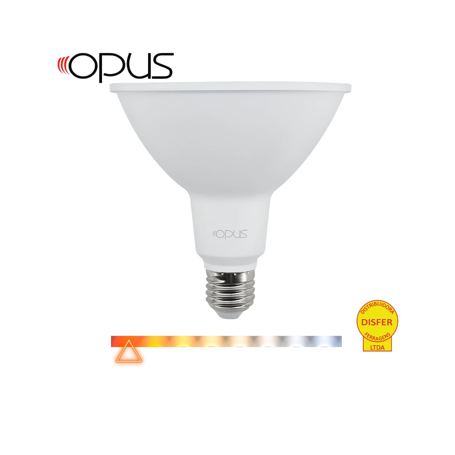 Lâmpada PAR38 LED 14W 2700K 1000lm Bivolt – Opus | Disfer - - Disfer