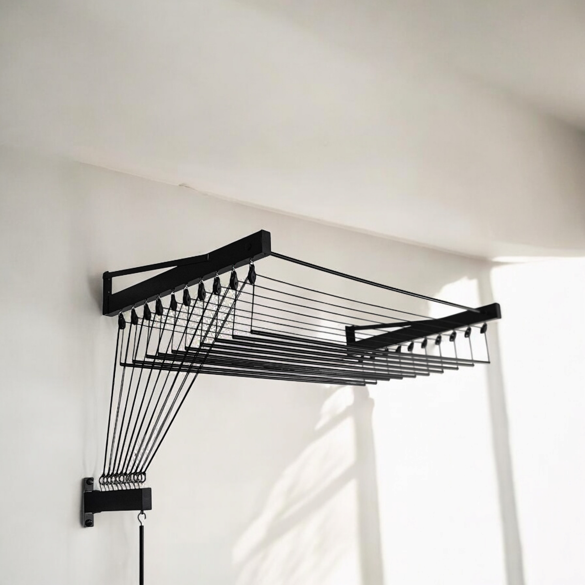 Varal de Roupas Varal de Parede 10 Varetas Individuais REFORÇADDO ...