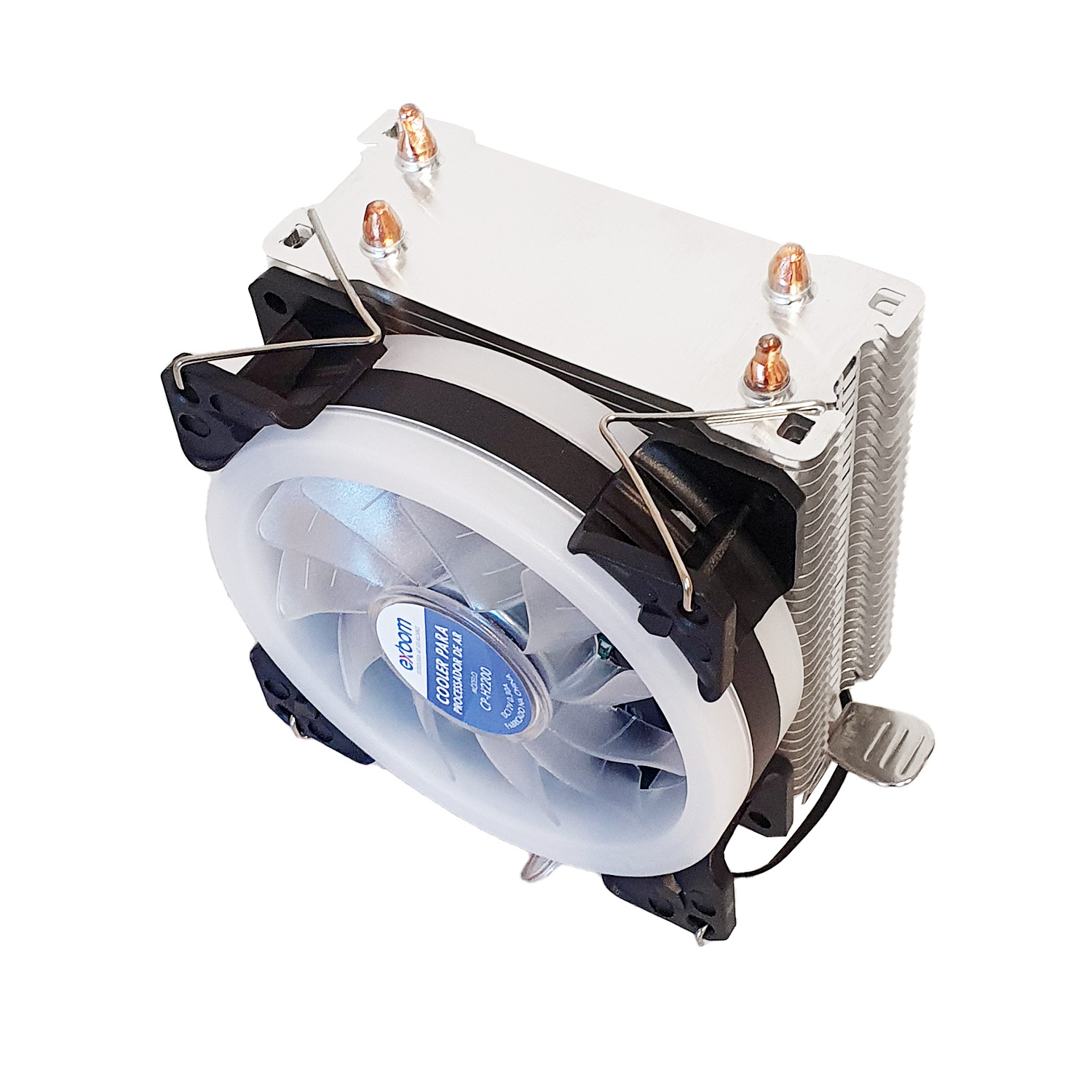 CPU Air Cooler Universal RGB C/ 2 HeatPipes de Cobre P/ Processadores ...