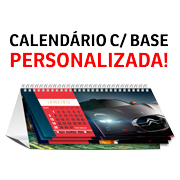 Calendário de Mesa Wire O com 12 Páginas e Base Personalizada ...