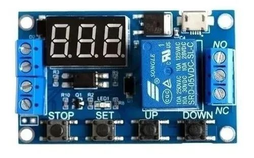 Modulo Relé Temporizador Digital Ajustável Timer - Blutu - Loja de ...