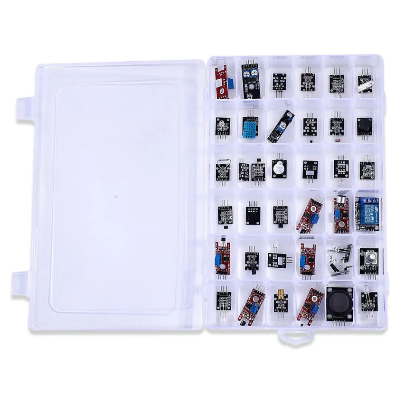 Kit Com 45 Módulos Sensores Arduino Pic Raspberry Blutu Loja De Eletrônicos Robótica