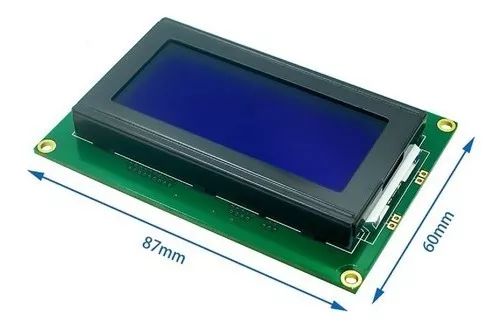 Display Lcd 2004 20x4 Fundo Azul Pic Arduino Lcd2004 - Blutu - Loja de ...
