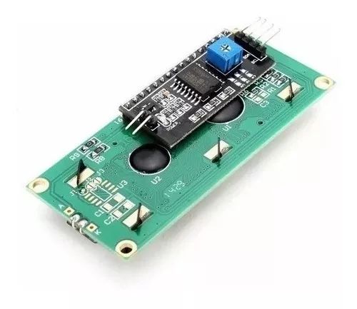 Display Lcd 16x2 1602 Fundo Azul C/ Modulo I2c Já Soldado - Blutu - Loja de Eletrônicos ...