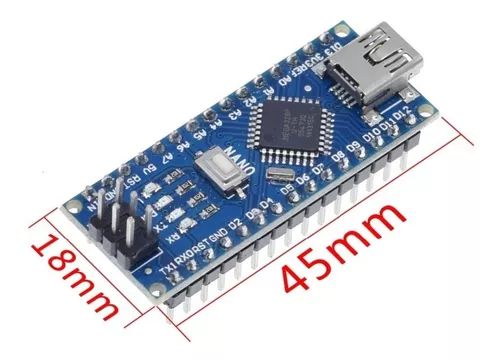 Placa Arduino Nano Com Conector V3 Pino Não Soldado - Blutu - Loja de Eletrônicos, Robótica ...