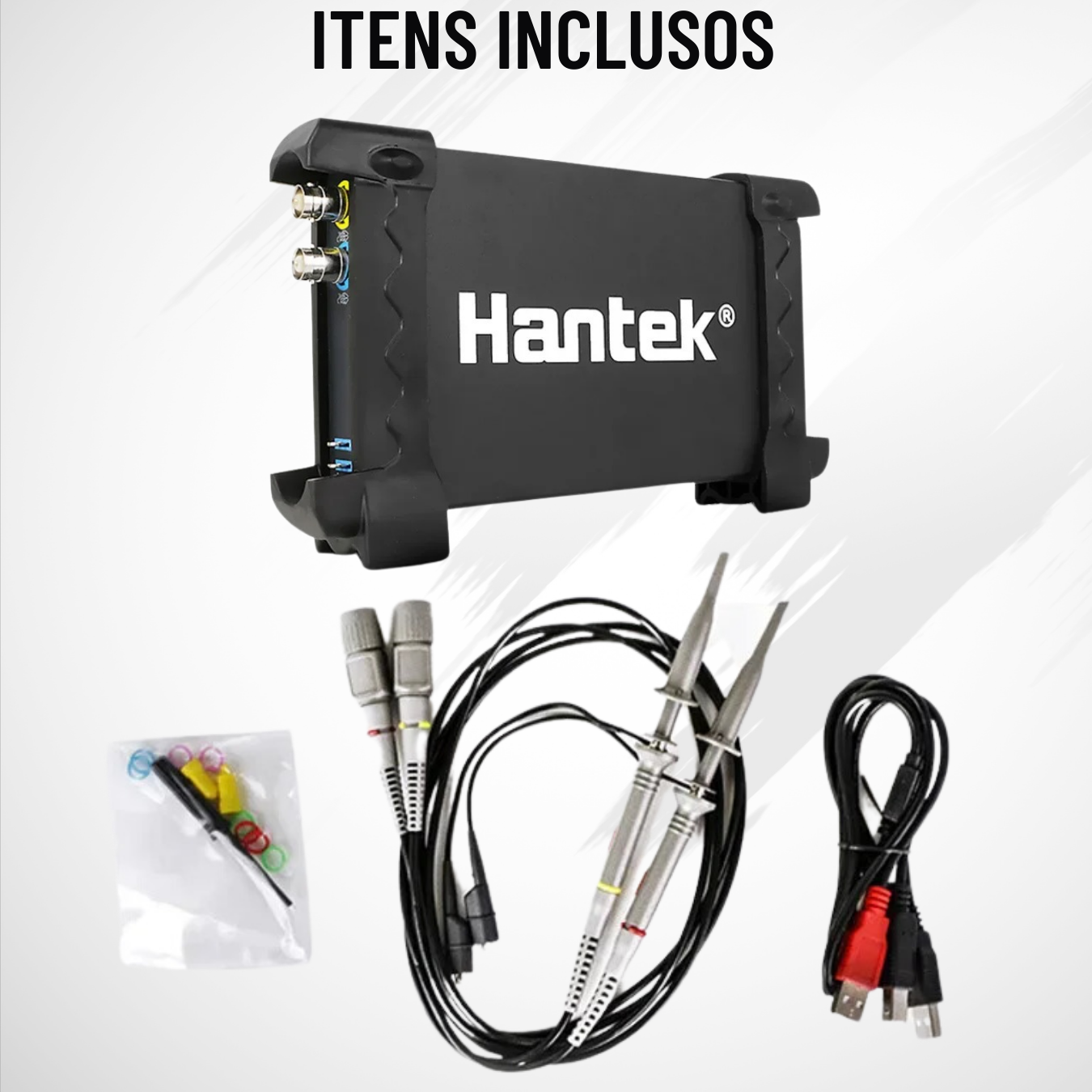 Osciloscópio Digital Hantek 6022be 20 Mhz Português - Blutu - Loja de ...