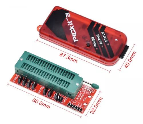 Kit Pickit 3 Gravador Pic Usb Programador + Socket Zif - Blutu - Loja ...
