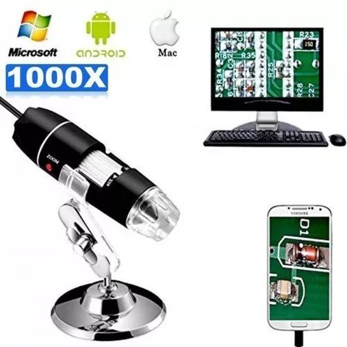 Lupa Câmera Microscópio Eletrônico 1000x Dx4 Usb Hd Zoom - Blutu - Loja ...