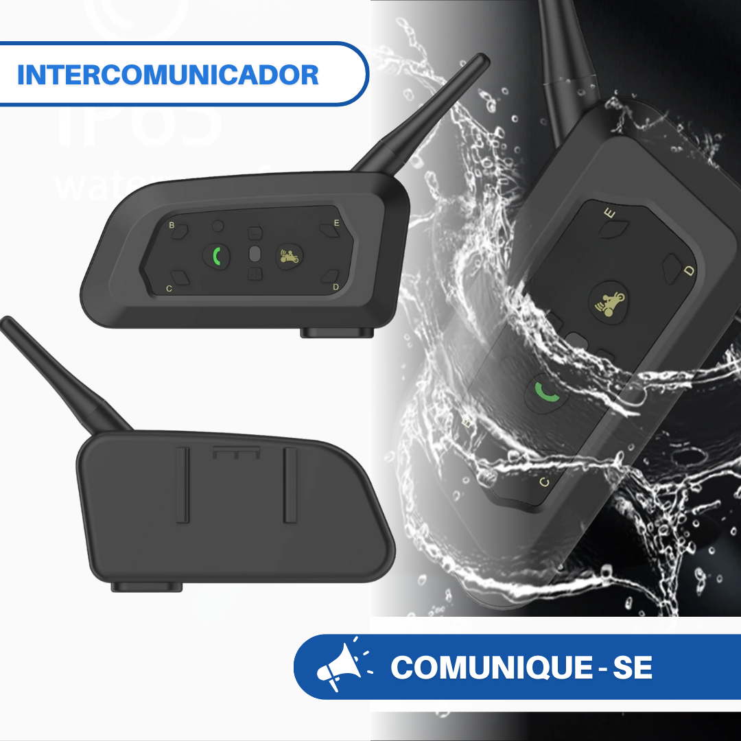 Intercomunicador Capacete Comunicador Moto V6 Promoção! - Blutu - Loja ...