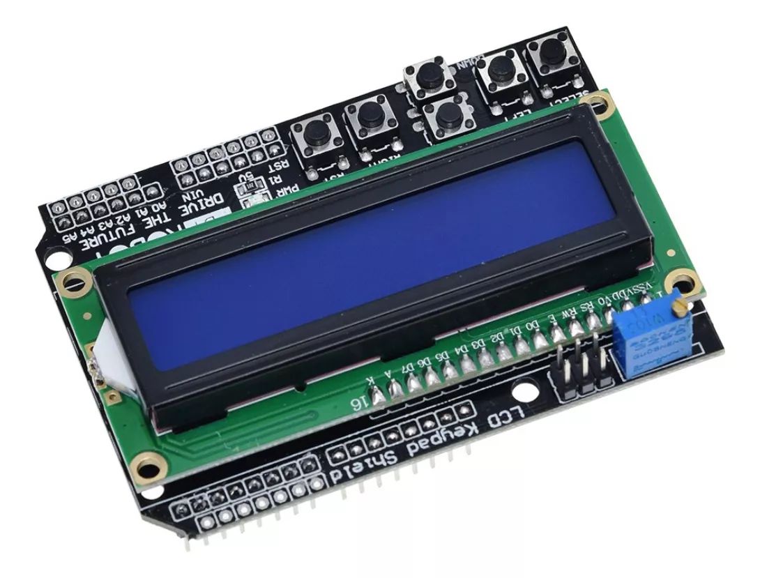 Display Lcd Keypad Shield 16x2 Teclado Botoes Arduino - Blutu - Loja de Eletrônicos, Robótica ...