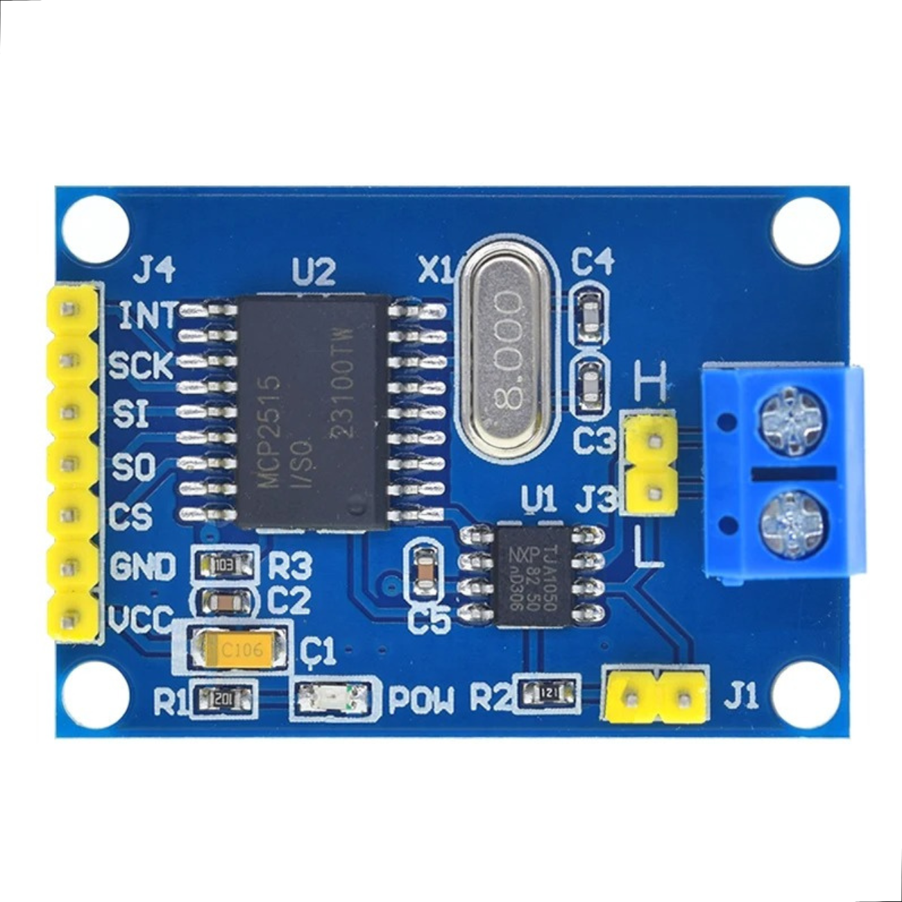 Módulo Can Bus Mcp2515 Tja1050 Obdii Serve Para Arduino - Blutu - Loja de Eletrônicos, Robótica ...