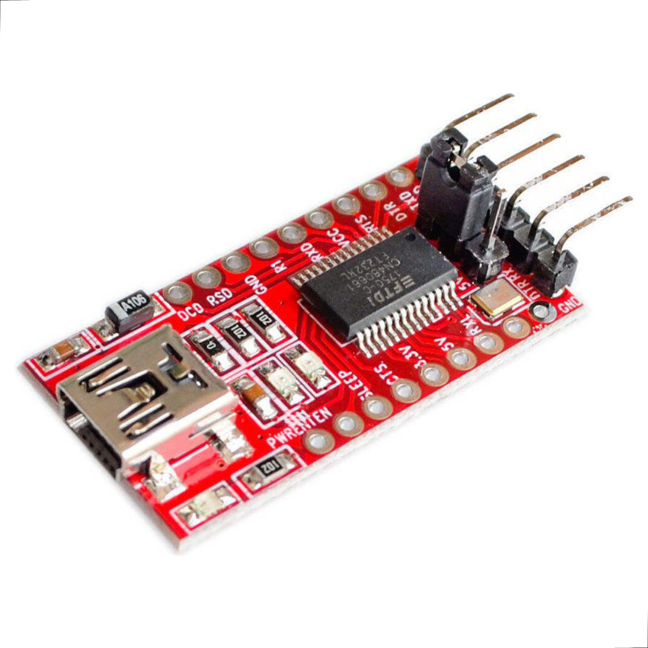 Conversor Usb Serial Rs232 Ftdi Ft232rl Ttl 5v 3v3 - Blutu - Loja de ...