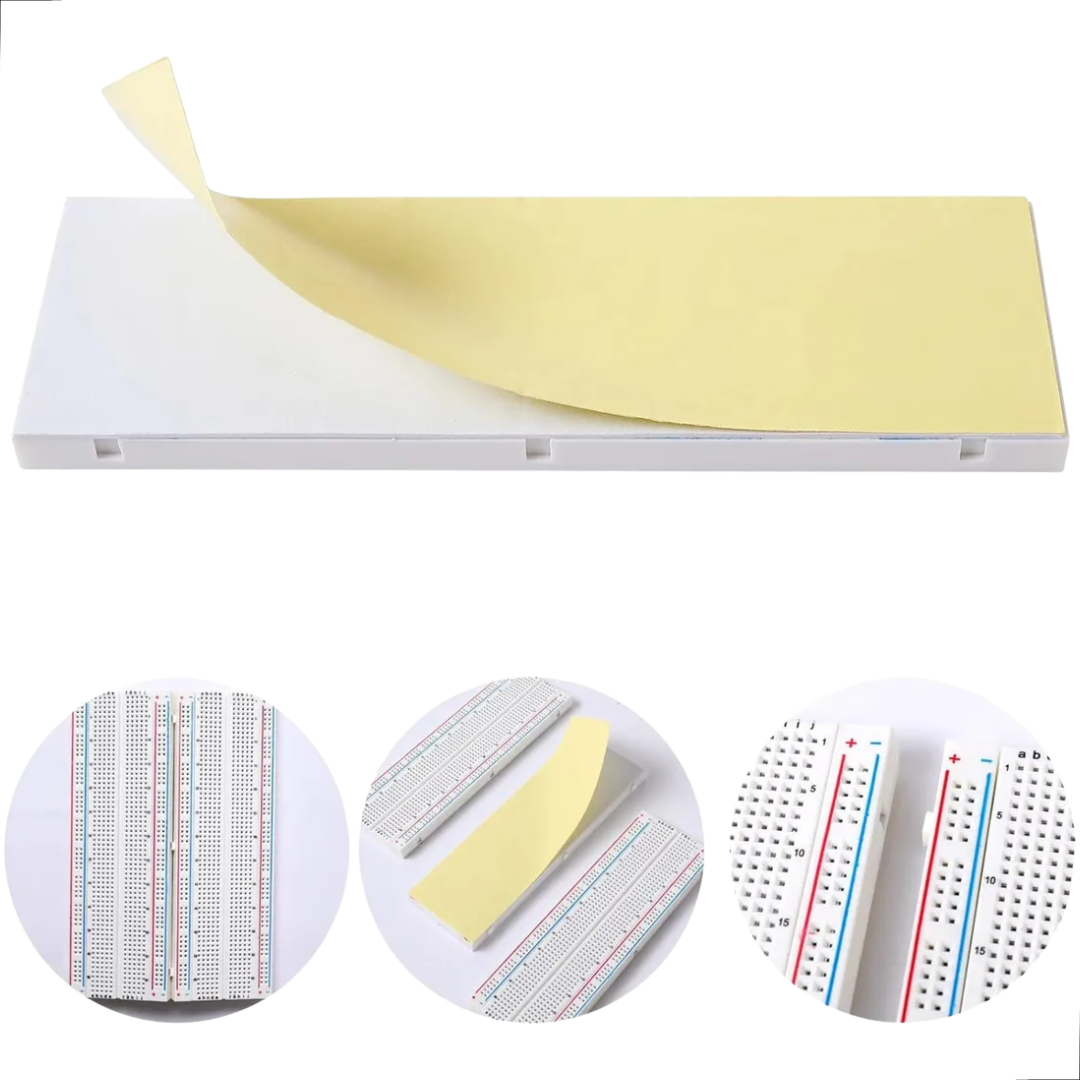 Protoboard 830 Furos / Breadboard 830 Pontos - Blutu - Loja de ...