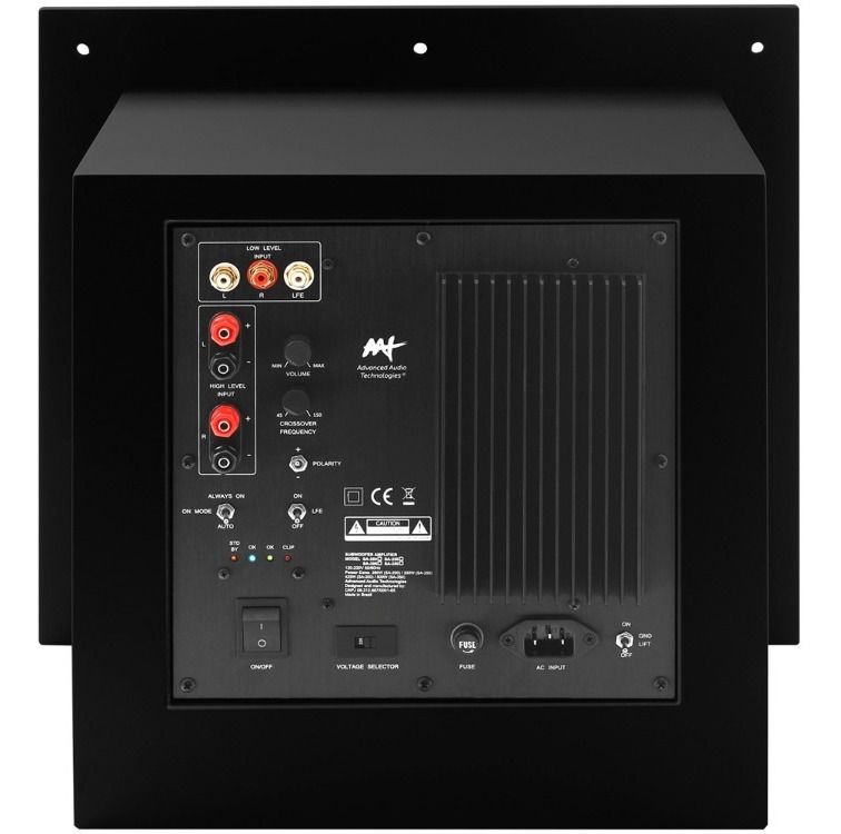 Subwoofer Ativo 8" AAT Invisible Cube 400 watts - ELETROHALEN - Loja ...