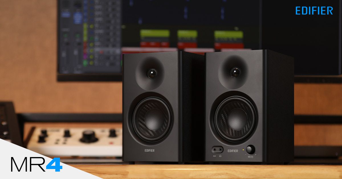 MONITOR DE ÁUDIO MR4 EDIFIER 42W RMS - PRONTA ENTREGA! - ELETROHALEN ...