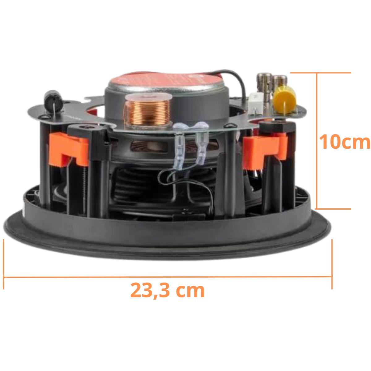 Caixa de Embutir JBL STAGE II 260C Redonda com Tela Quadrada ...