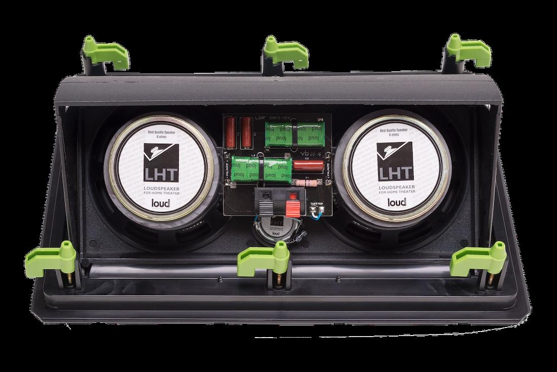 Kit 5.0 Caixa de Embutir LOUD 1x LHT100 2x CLK6 2x CSK6 BL ...