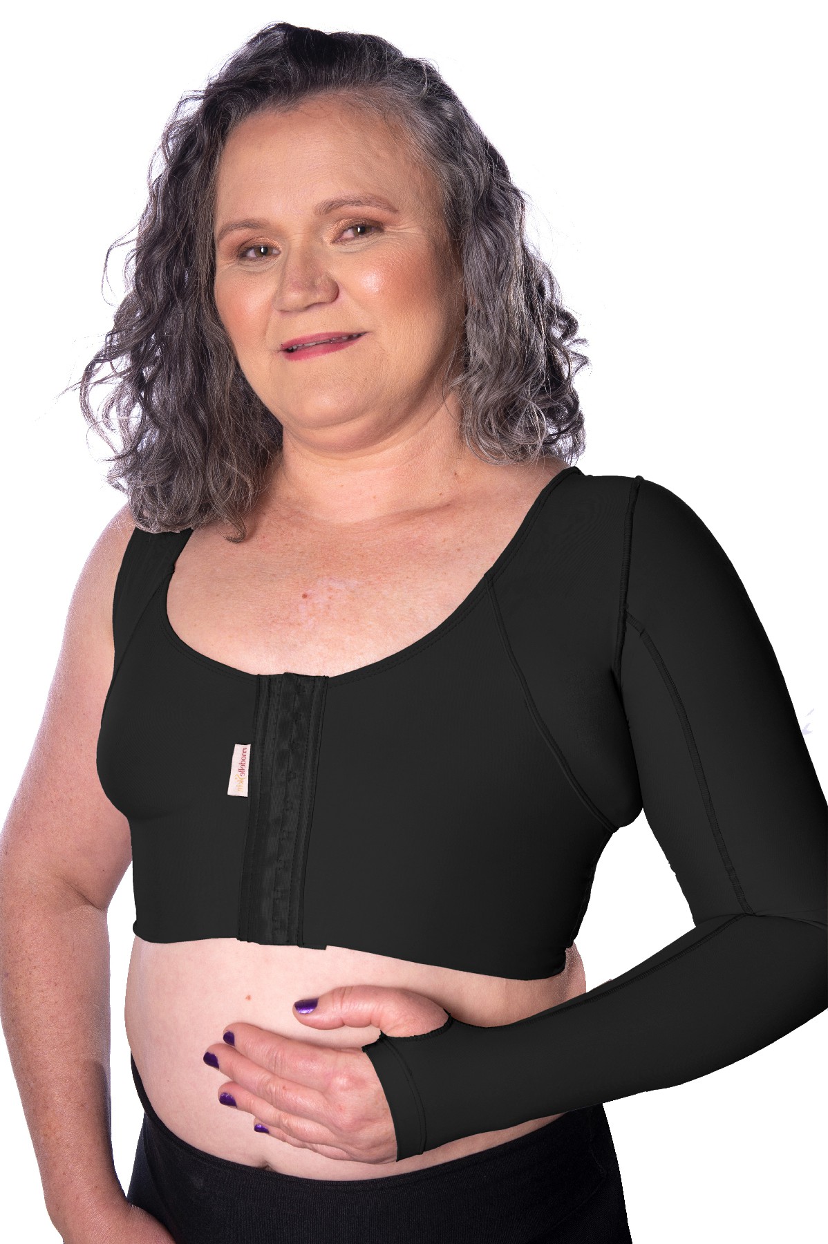 SUTIÃ PÓS MASTECTOMIA COM BRAÇADEIRA E PROTEÇÃO NA AXILA - ModelleSkin ...