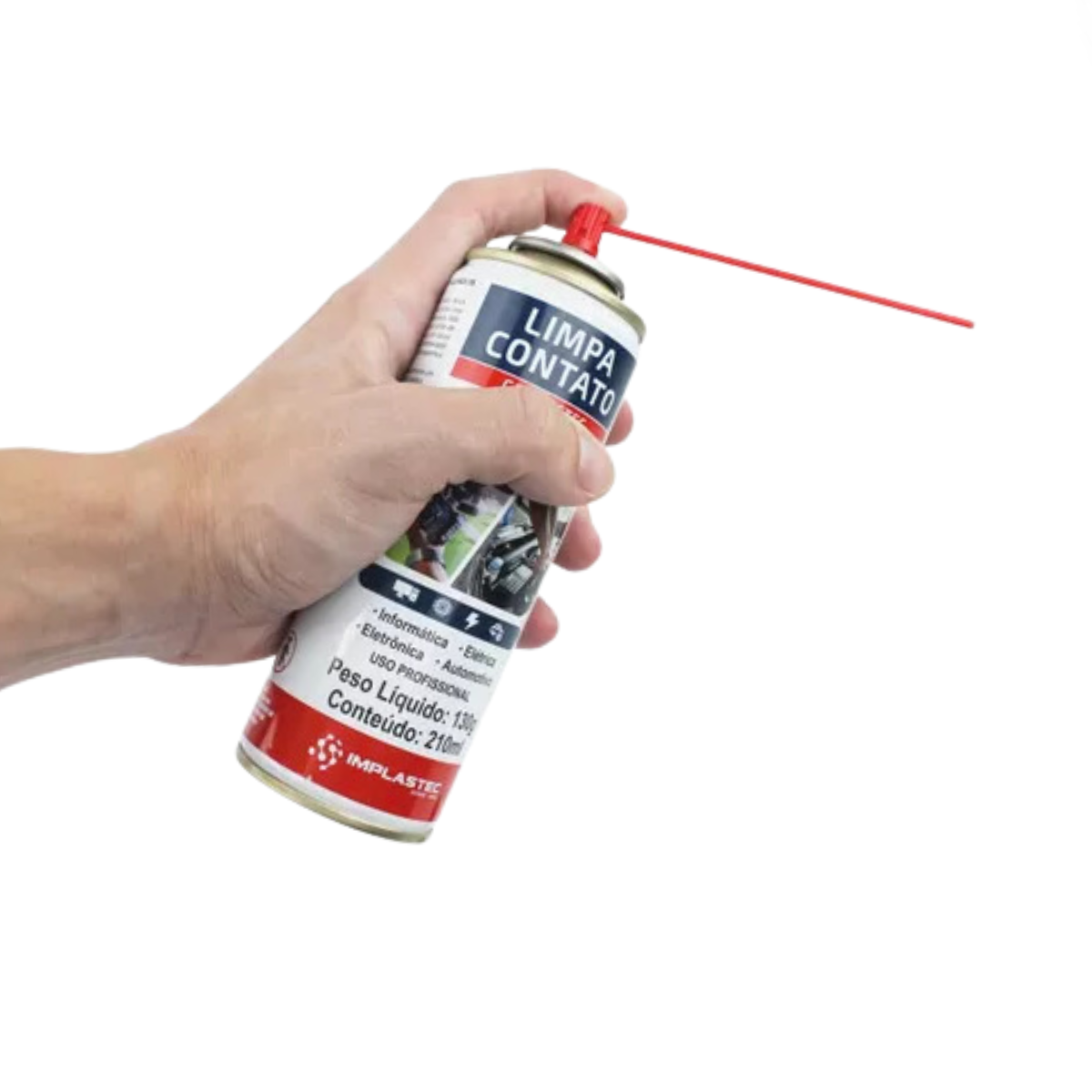 Limpa Contato Contactec Implastec Profissional 130g 210ml - Brasvarejo ...
