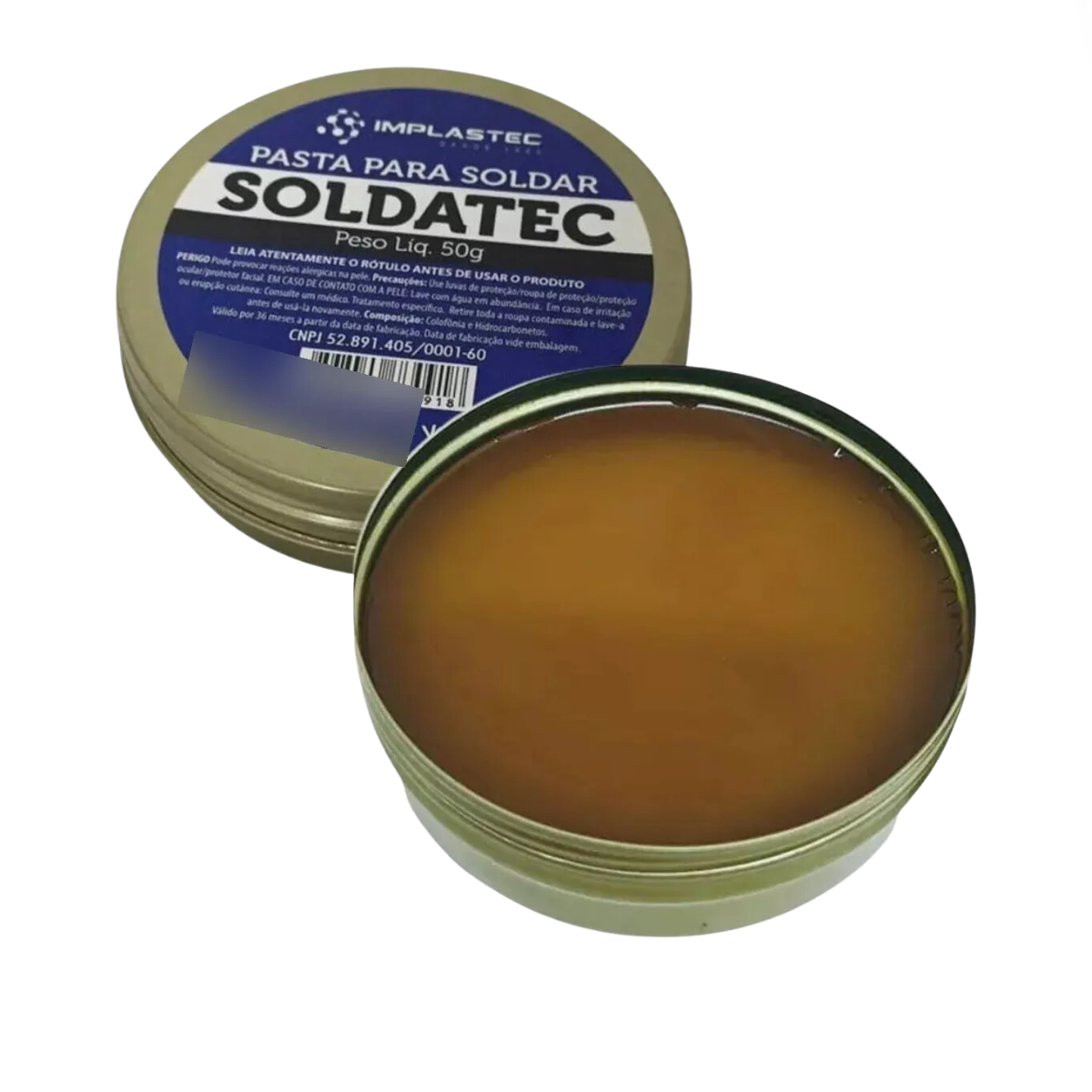 Pasta de Solda Soldatec Fluxo para Soldagem Metálica 50g - Brasvarejo ...