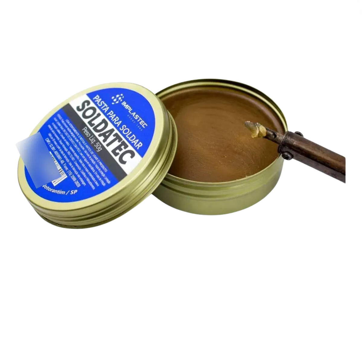 Pasta de Solda Soldatec Fluxo para Soldagem Metálica 50g - Brasvarejo ...