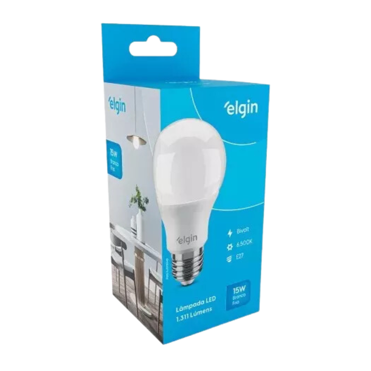 Ilumine com Eficiência: Lâmpada Led Elgin Bulbo A60 Branco-Frio 15W ...