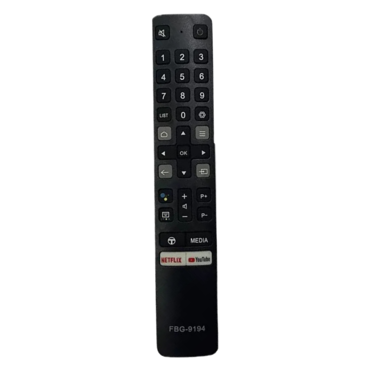 Controle Remoto para TV TCL Smart Led 43s6500 Netflix YouTube FBG-9194 ...