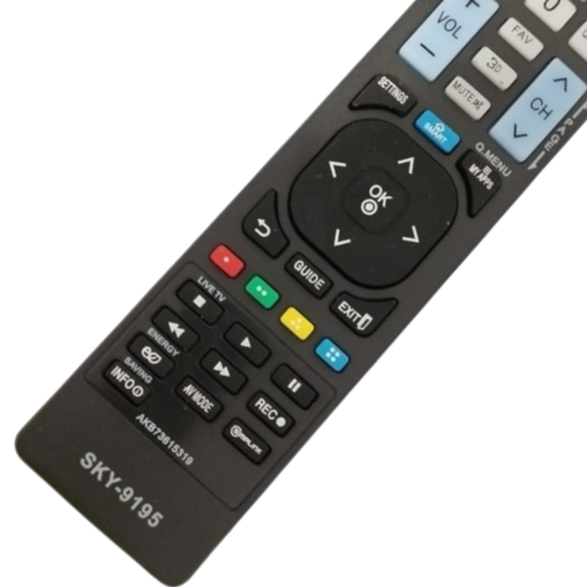 Controle Remoto TV LG Smart Home Energy AKB73615319 Lcd Led SKY-9195 ...