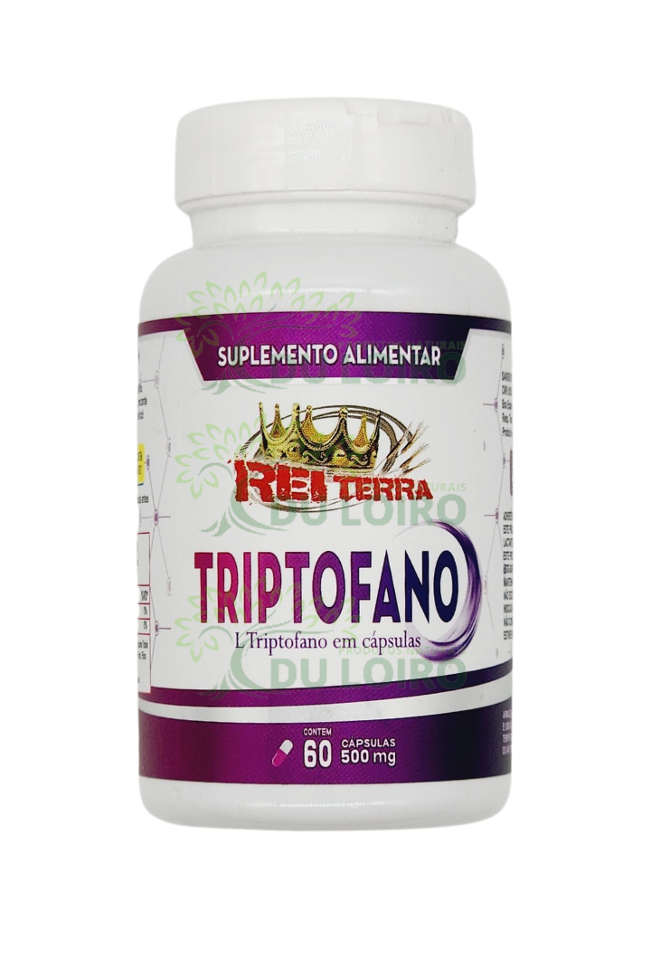 Triptofano 60 Cápsulas 500mg: Bem-Estar Natural - Rei Terra ...