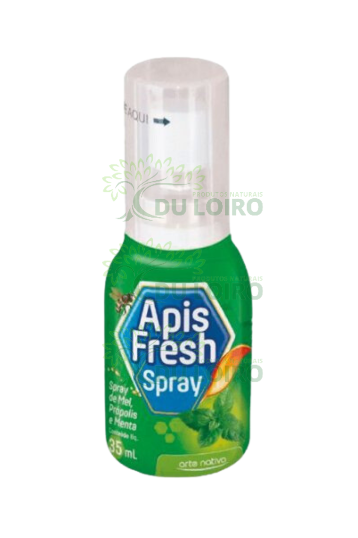 "Spray Mel, Própolis e Menta 35ml - Apis Fresh" - DuLoiroProdutosNaturais