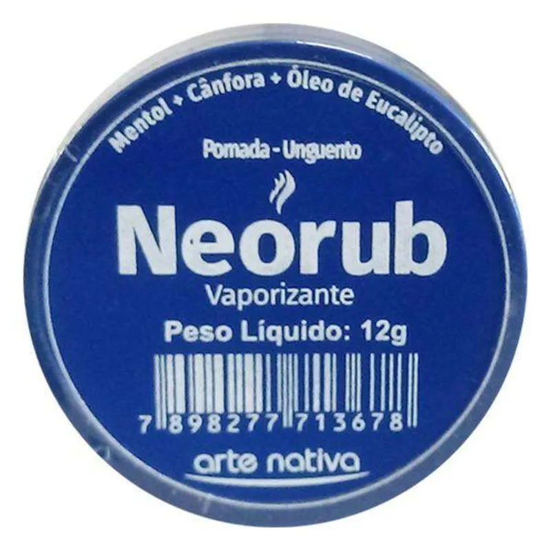 Neorub 12g - Pomada Unguento para Alívio Respiratório ...