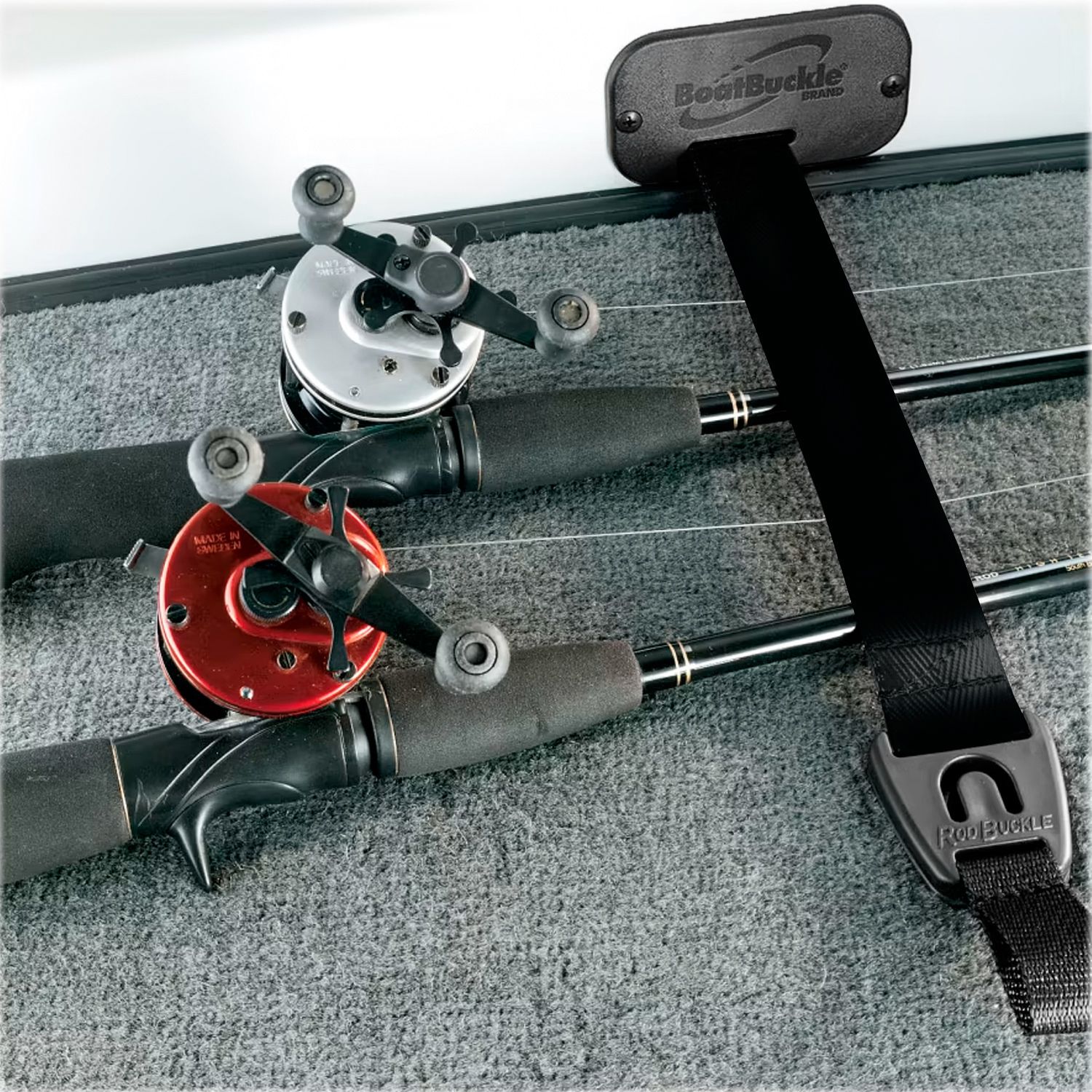 Amarrador de Varas Pesca Suporte Retrátil Rodbuckle P/ Barco - Tiburon ...