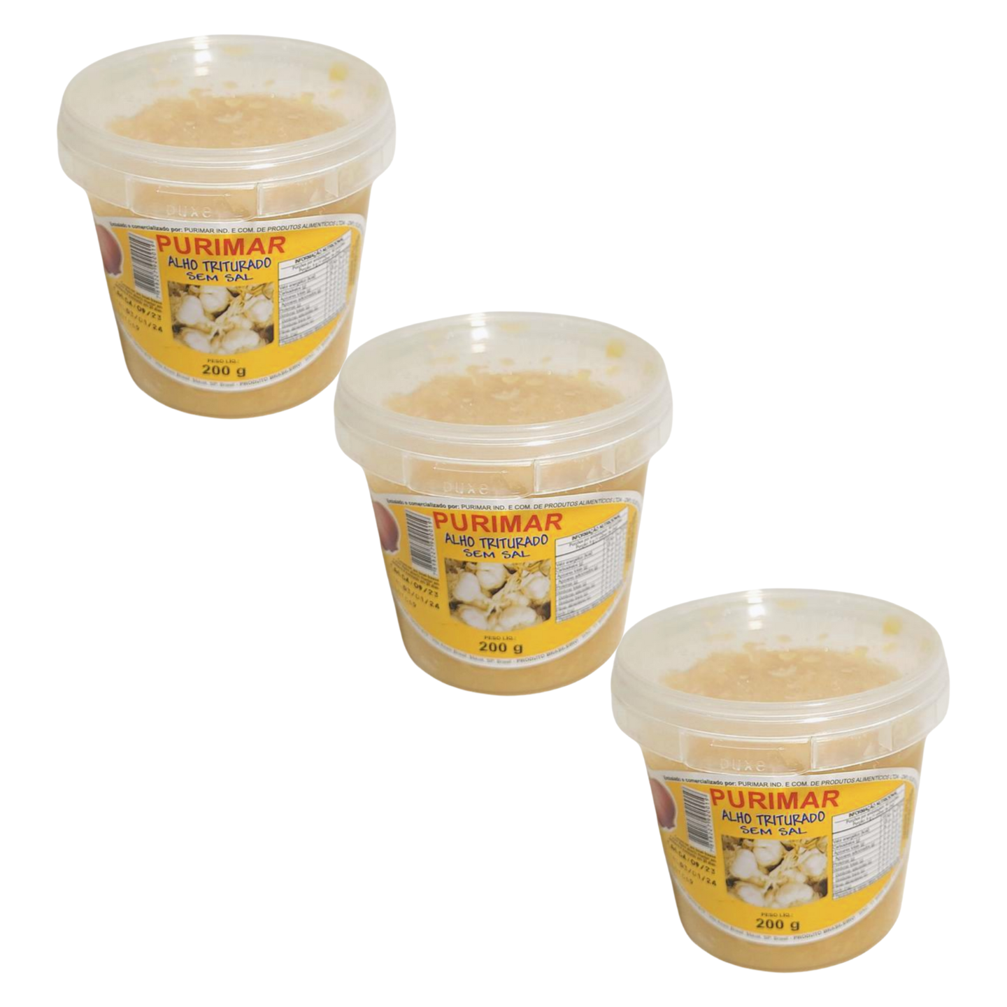Kit Alho em Pasta Purimar - 200g X 3 - Salão da Gastronomia | Tudo para ...