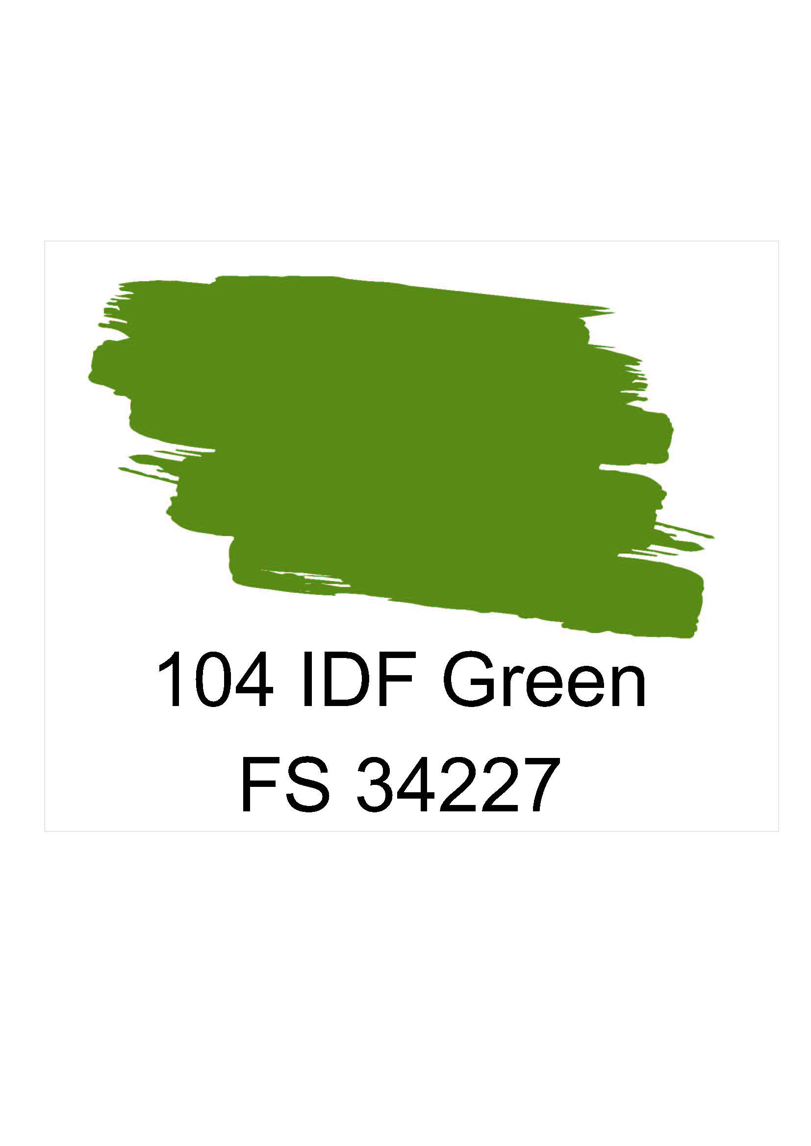 ACRYLIC COLOR FS34227 IDF GREEN - TalentoArtes