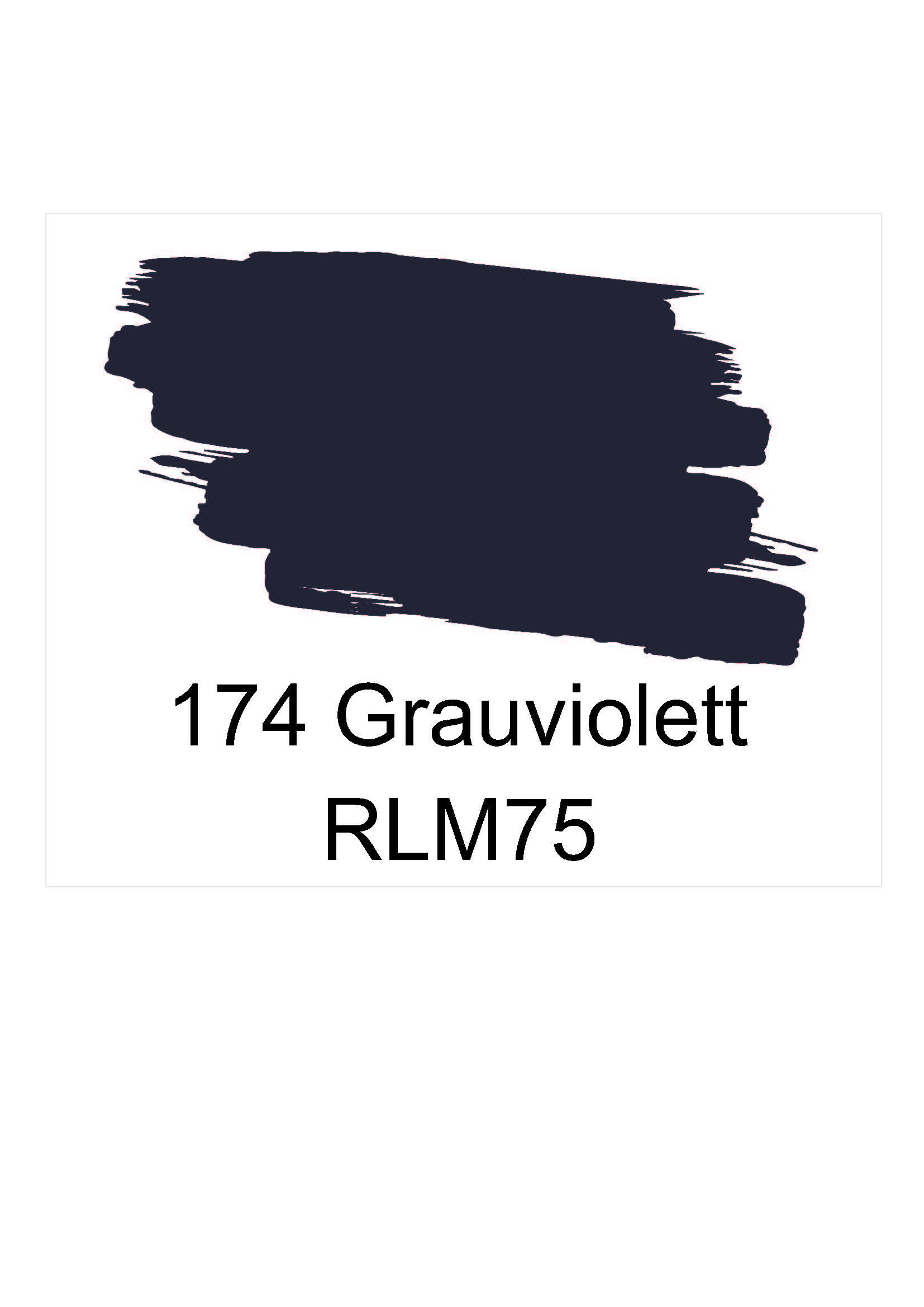 ACRYLIC COLOR RLM 75 GRAUVIOLETT - TalentoArtes