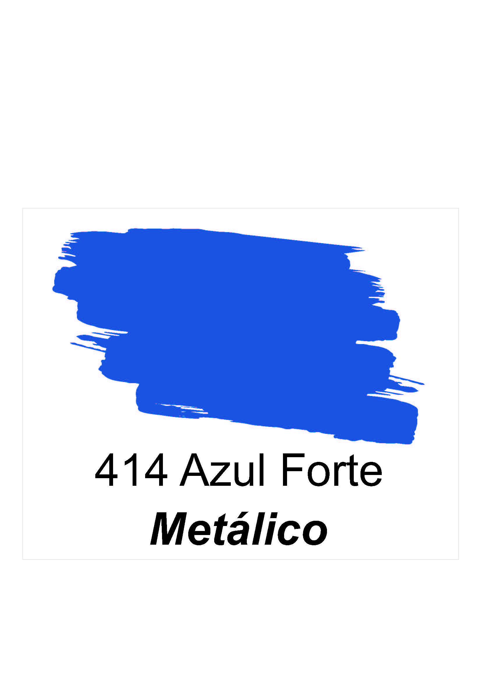ACRYLIC COLOR AZUL FORTE METALICO - TalentoArtes