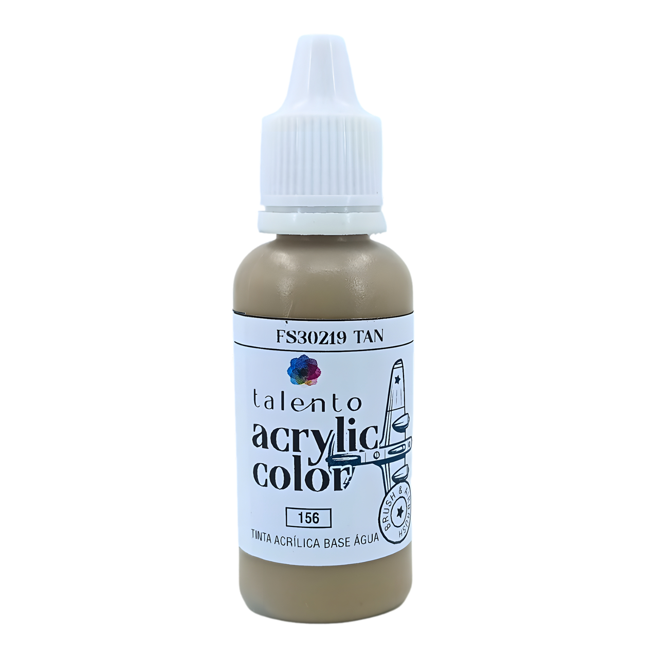 ACRYLIC COLOR 156 FS30219 TAN 20ML UND - TalentoArtes