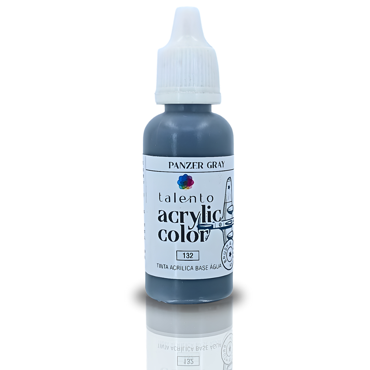 ACRYLIC COLOR 132 PANZER GRAY 20ML UND - TalentoArtes