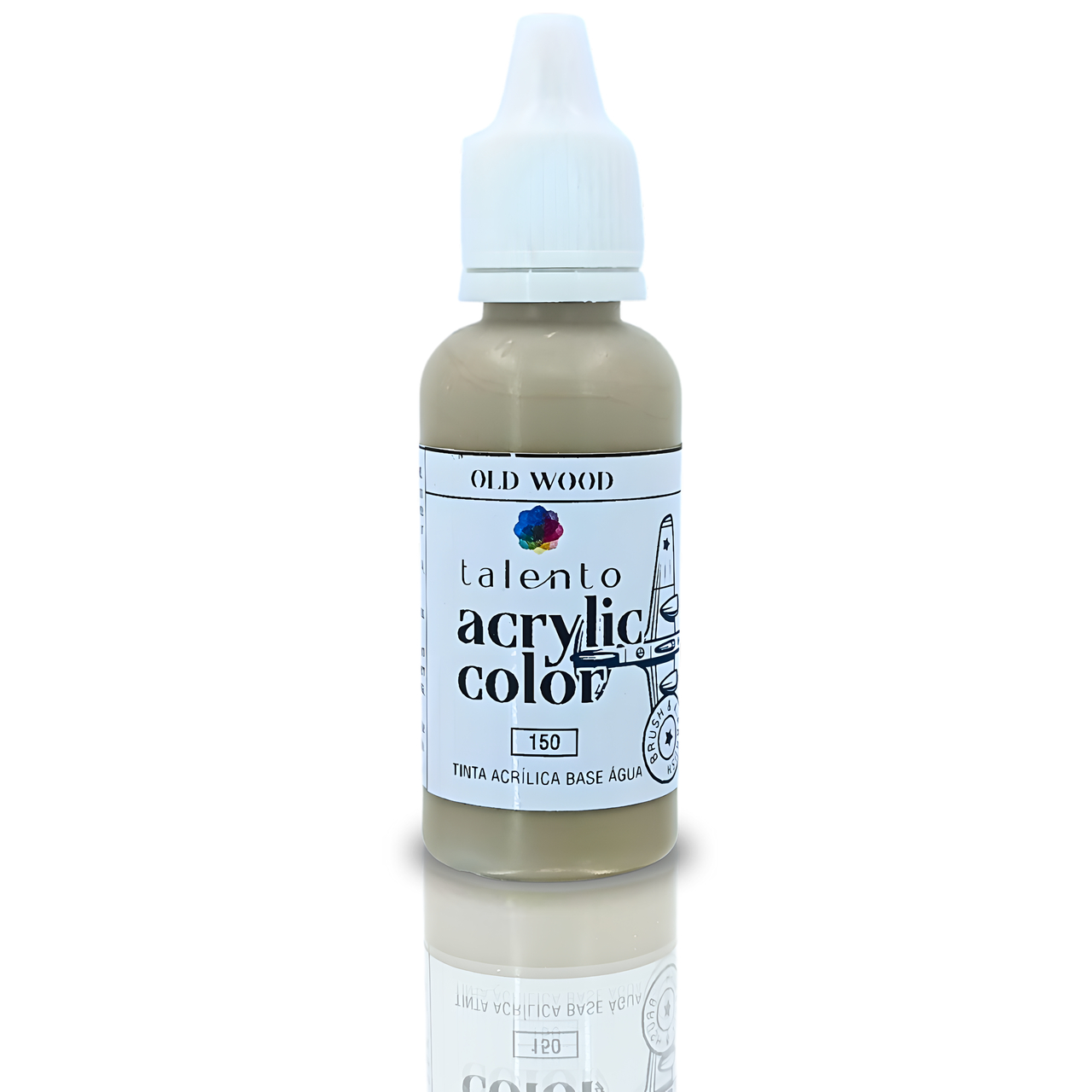 ACRYLIC COLOR 150 OLD WOOD 20ML UND - TalentoArtes