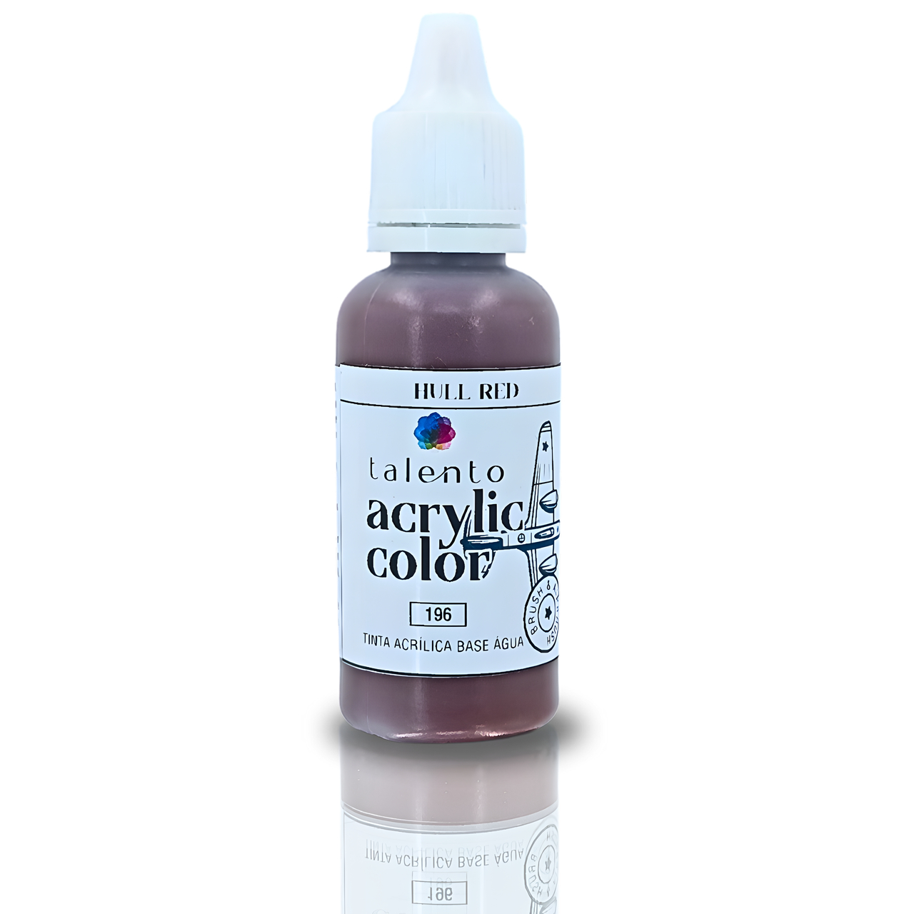 ACRYLIC COLOR 196 HULL RED 20ML UND - TalentoArtes