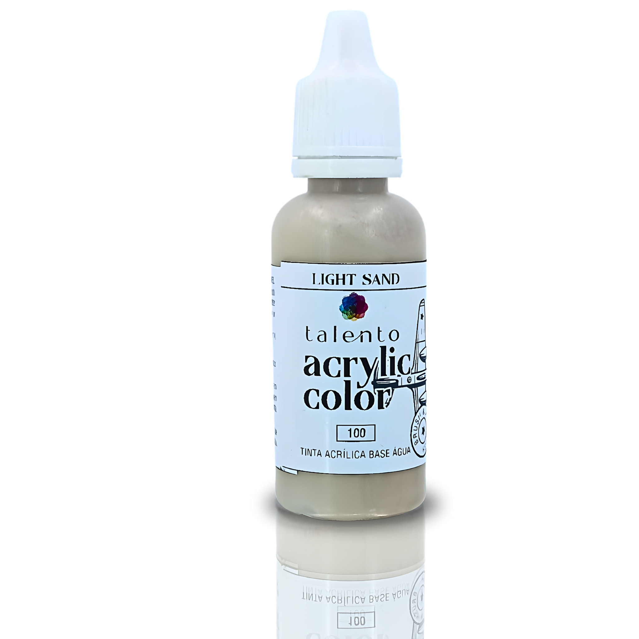 ACRYLIC COLOR 100 LIGHT SAND 20ML UND - TalentoArtes