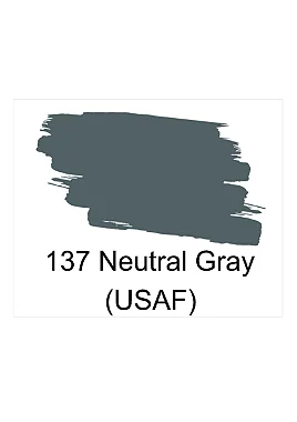 ACRYLIC COLOR 137 NEUTRAL GRAY (USAF) 20ML UND - TalentoArtes