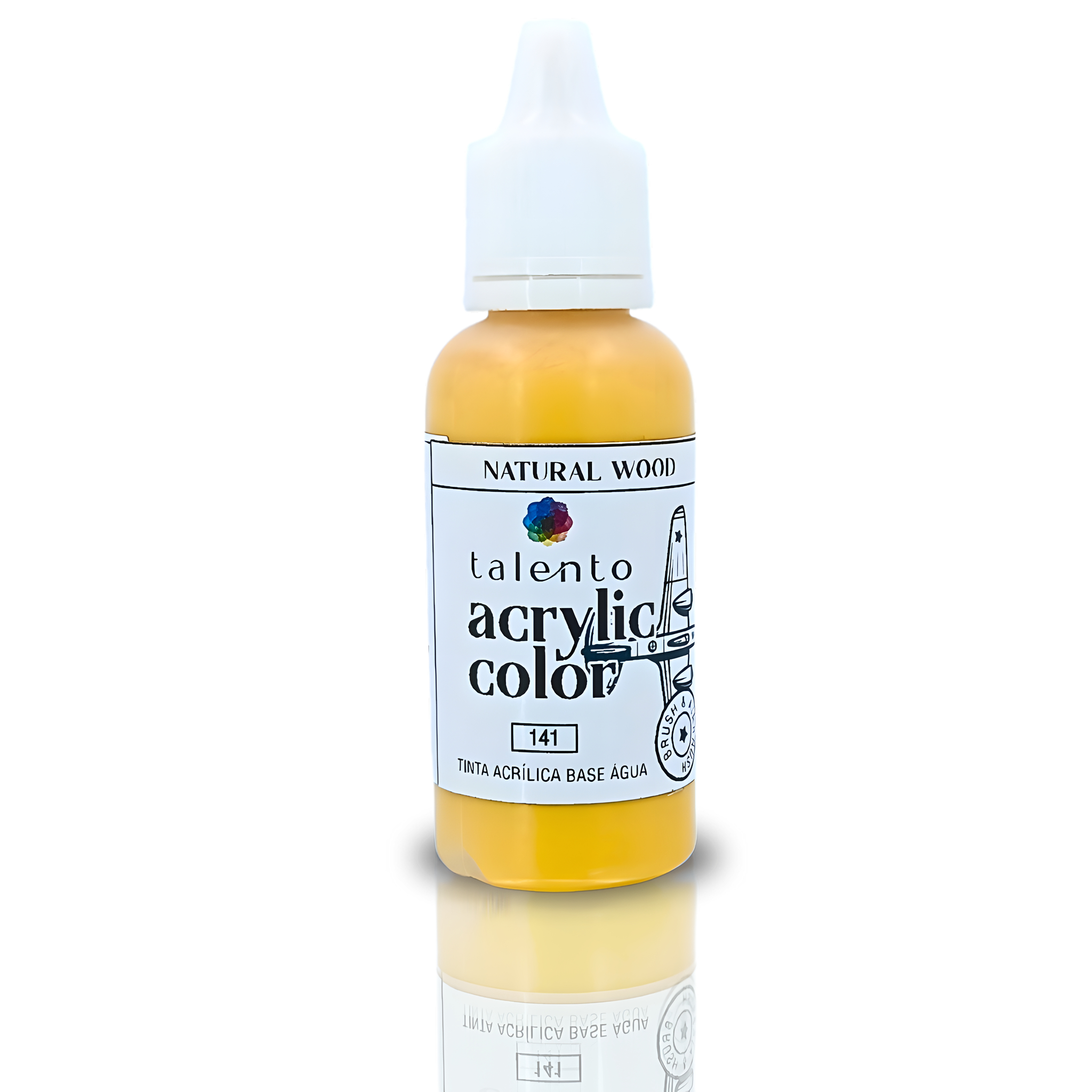 ACRYLIC COLOR 141 NATURAL WOOD 20ML UND - TalentoArtes