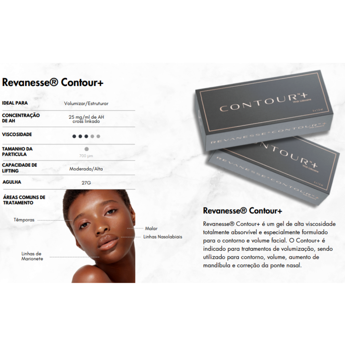Revanesse Contour com Lidocaína 2 seringas com 1,2mL - Revanesse - Farmahof