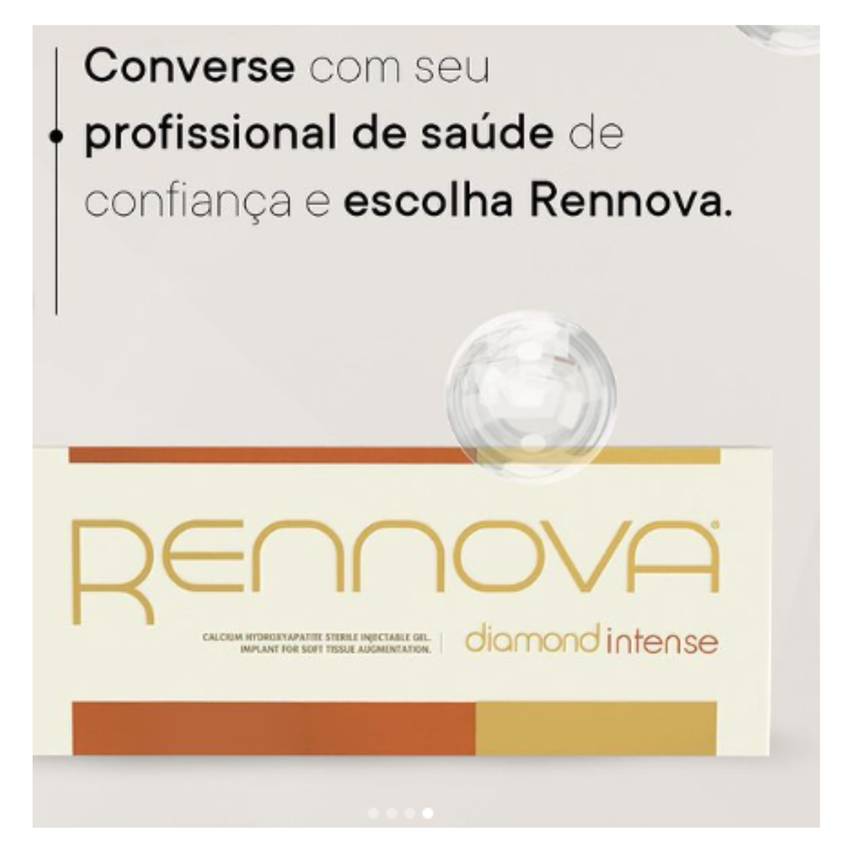 Rennova Diamond Intense Com 1 Seringa de 1,25ml - INNOVAPHARMA - Farmahof