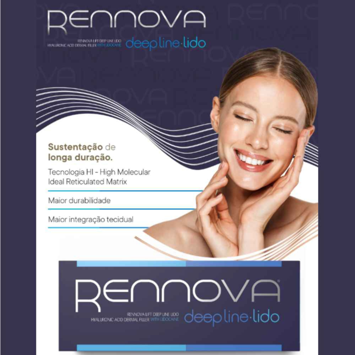 Rennova Deep Line-Lido Com 1 Seringa de 1mL - INNOVAPHARMA - Farmahof