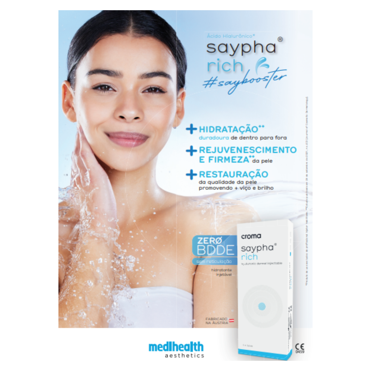 Skin Booster Saypha Rich Com 1 Seringa de 1ml- CROMA - Farmahof