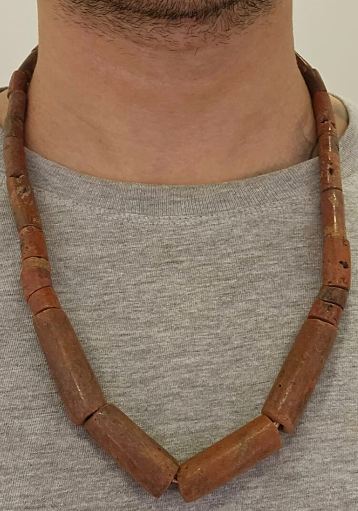 Colar Terracota Africano - Candomblé / Umbanda - Sarava Shop